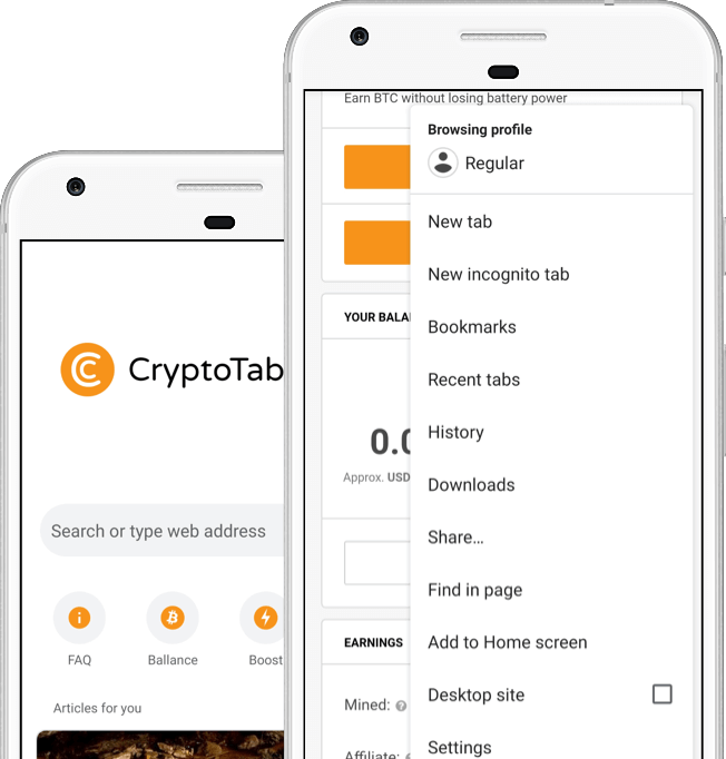 CryptoTab Browser - Easy way for Bitcoin Mining