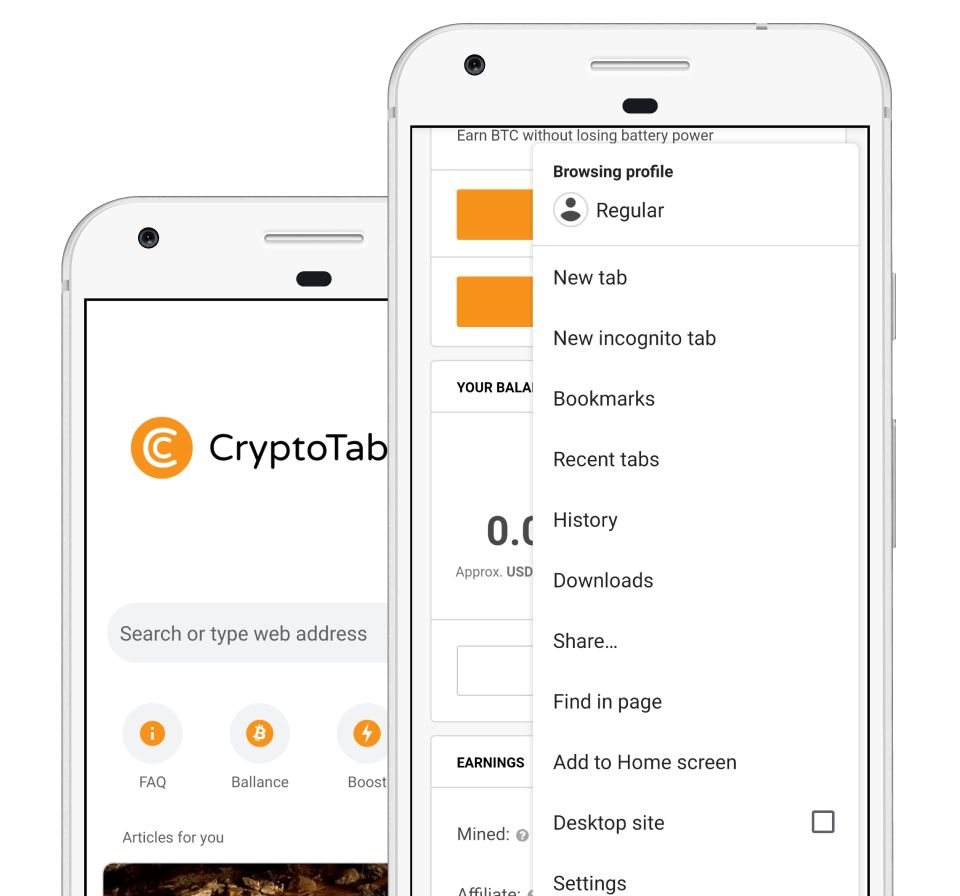 CryptoTab Browser - Easy way for Bitcoin Mining