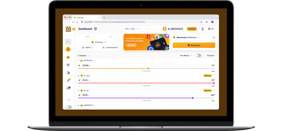 CryptoTab - Earn smart with technology