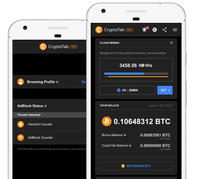Start mining professionally | CryptoTab Browser