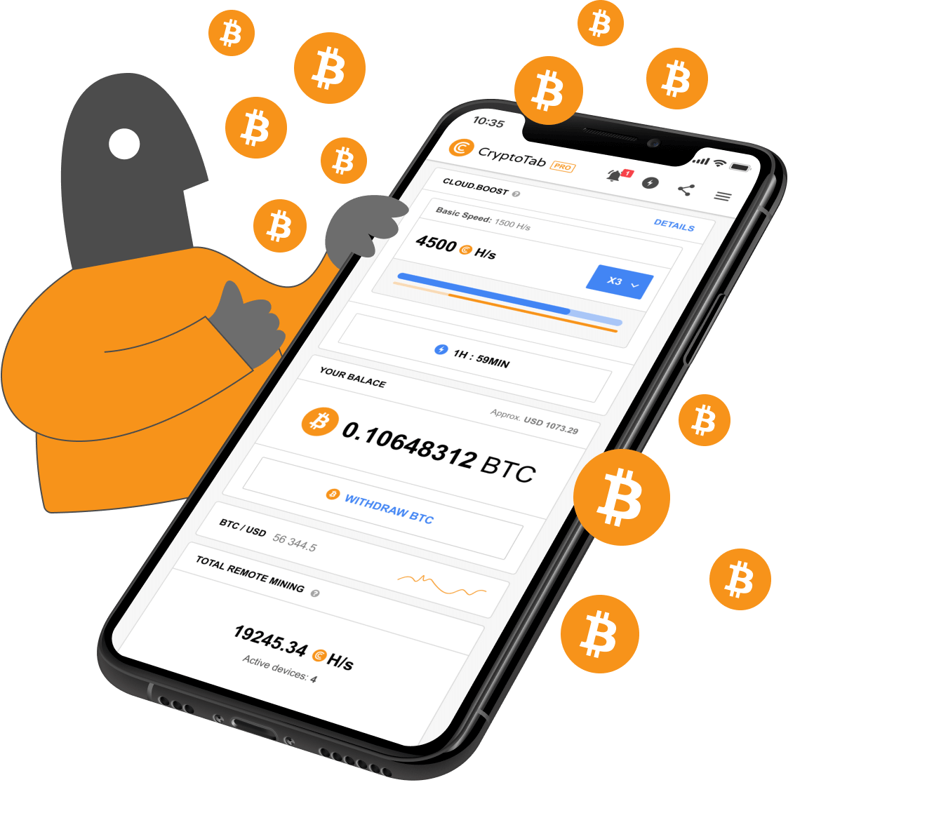 CryptoTab Browser - Easy way for Bitcoin Mining